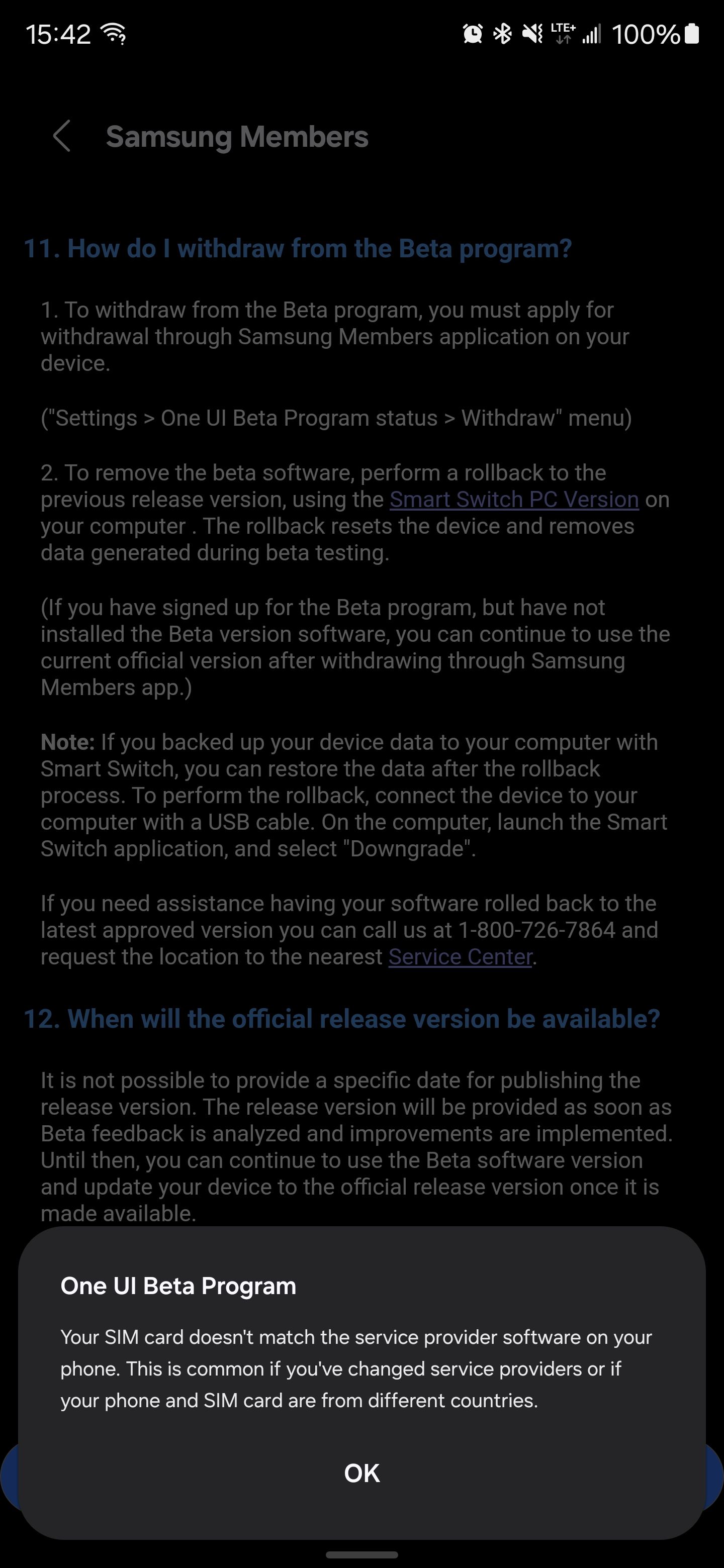 Solved: Beta Sign up Still Broken - Page 5 - Samsung Community - 3098956